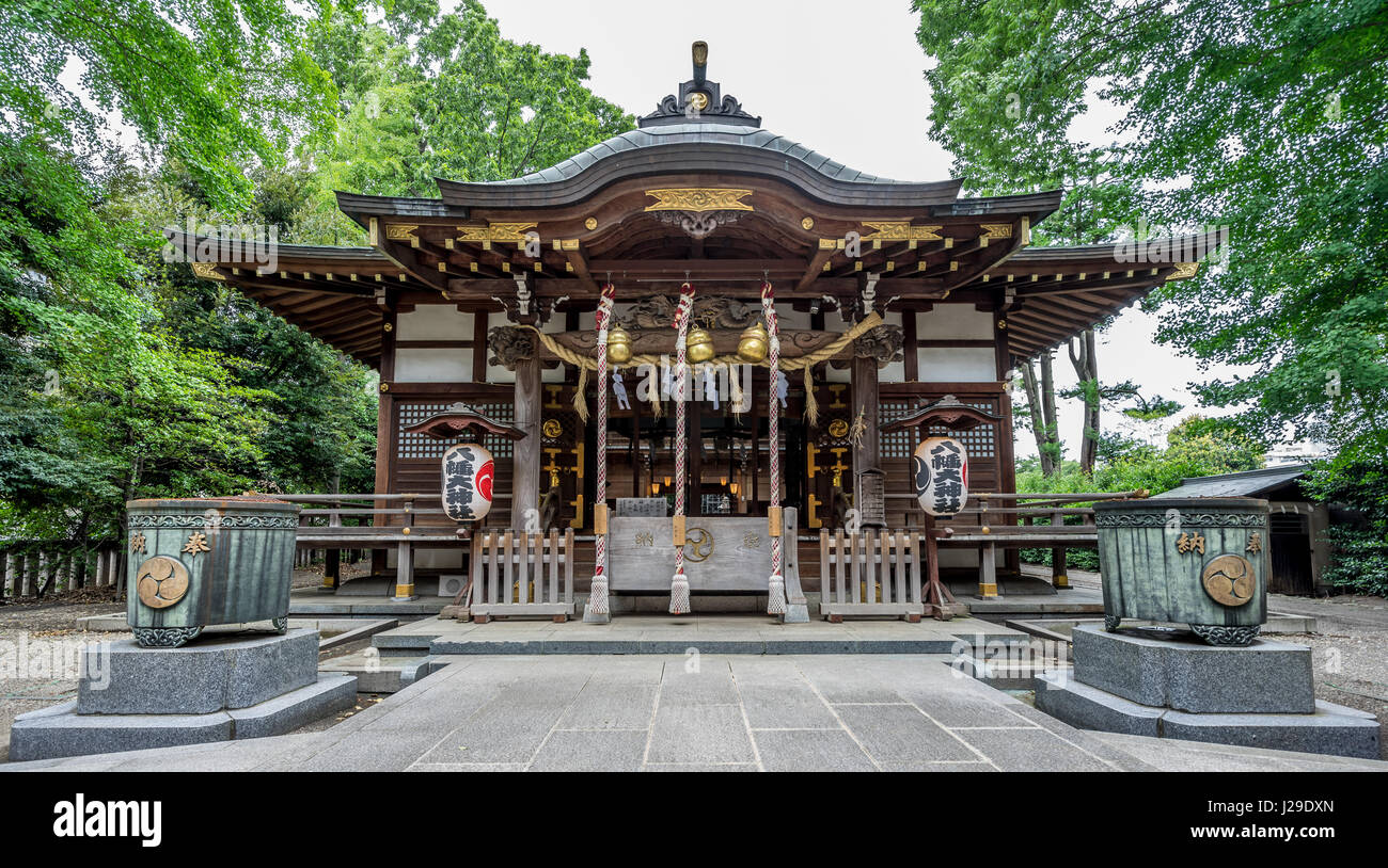 Mitaka Hachiman dai jinja (Hachiman grand Shrine), Shinto shrine located in Mitaka City, Tokyo ...