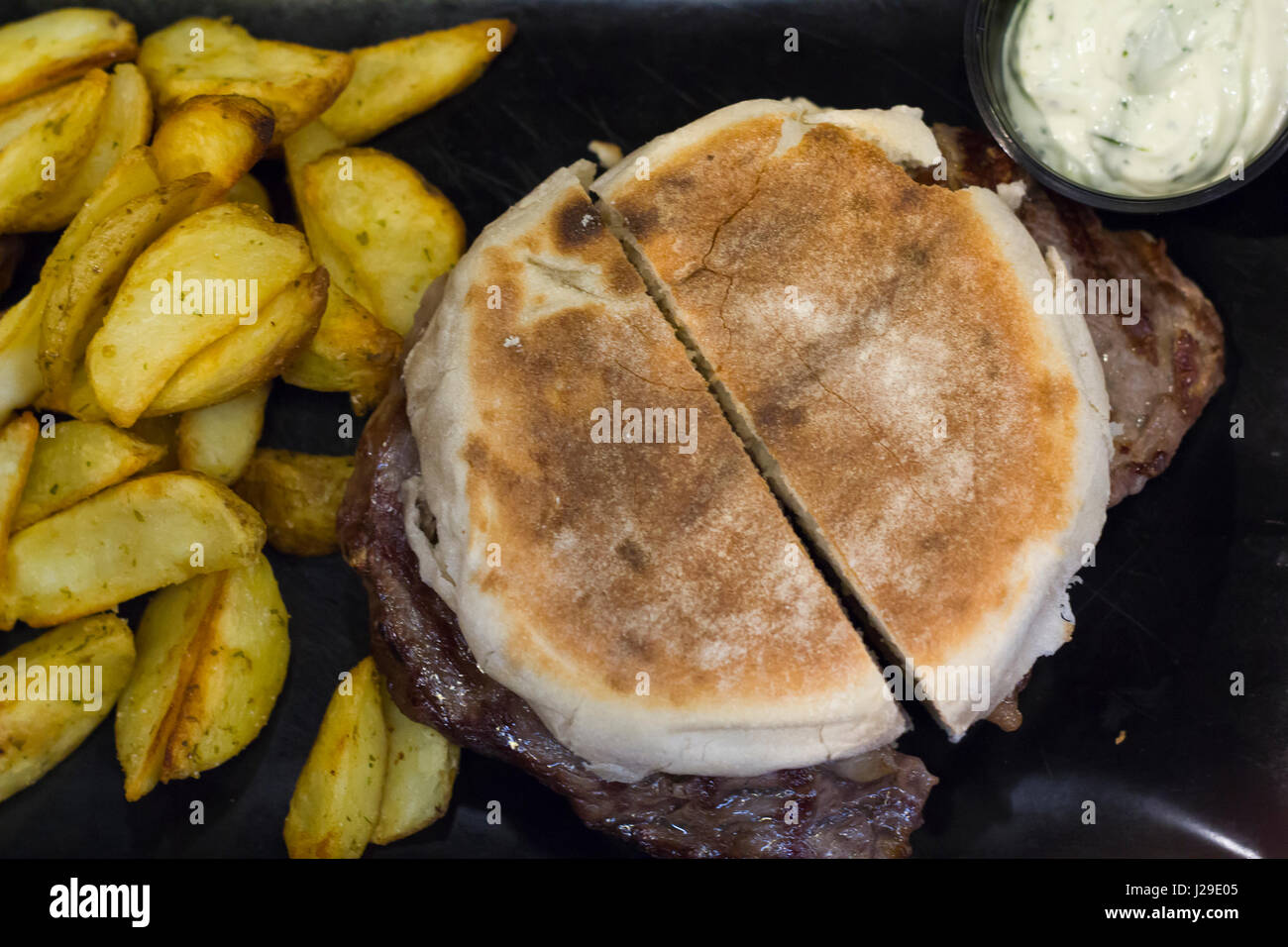 Bolo do caco steak hi-res stock photography and images - Alamy