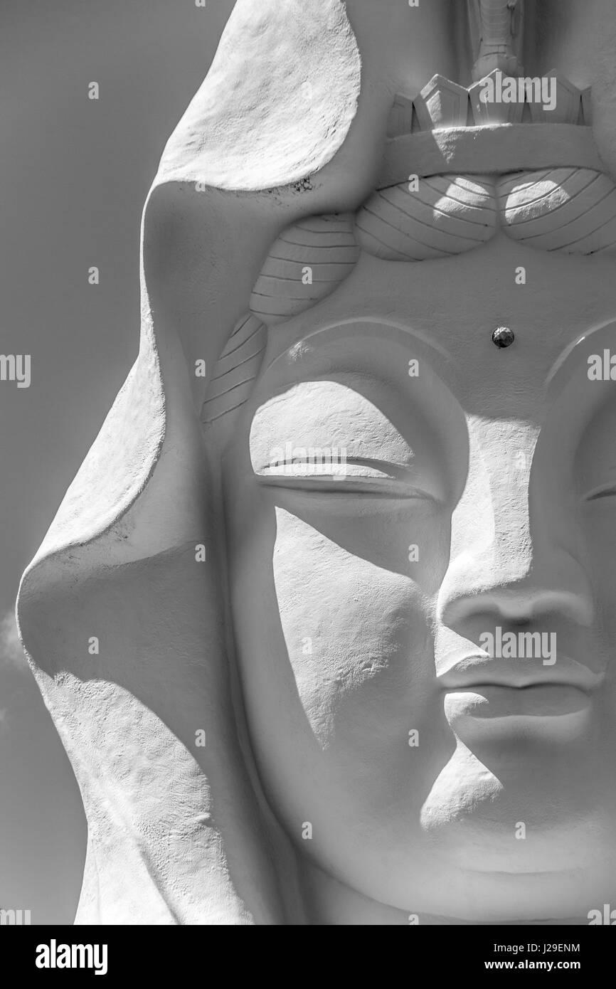 Ofuna Kannon statue in Kanon-ji Temple. Located in Ofuna, Kamakura ...