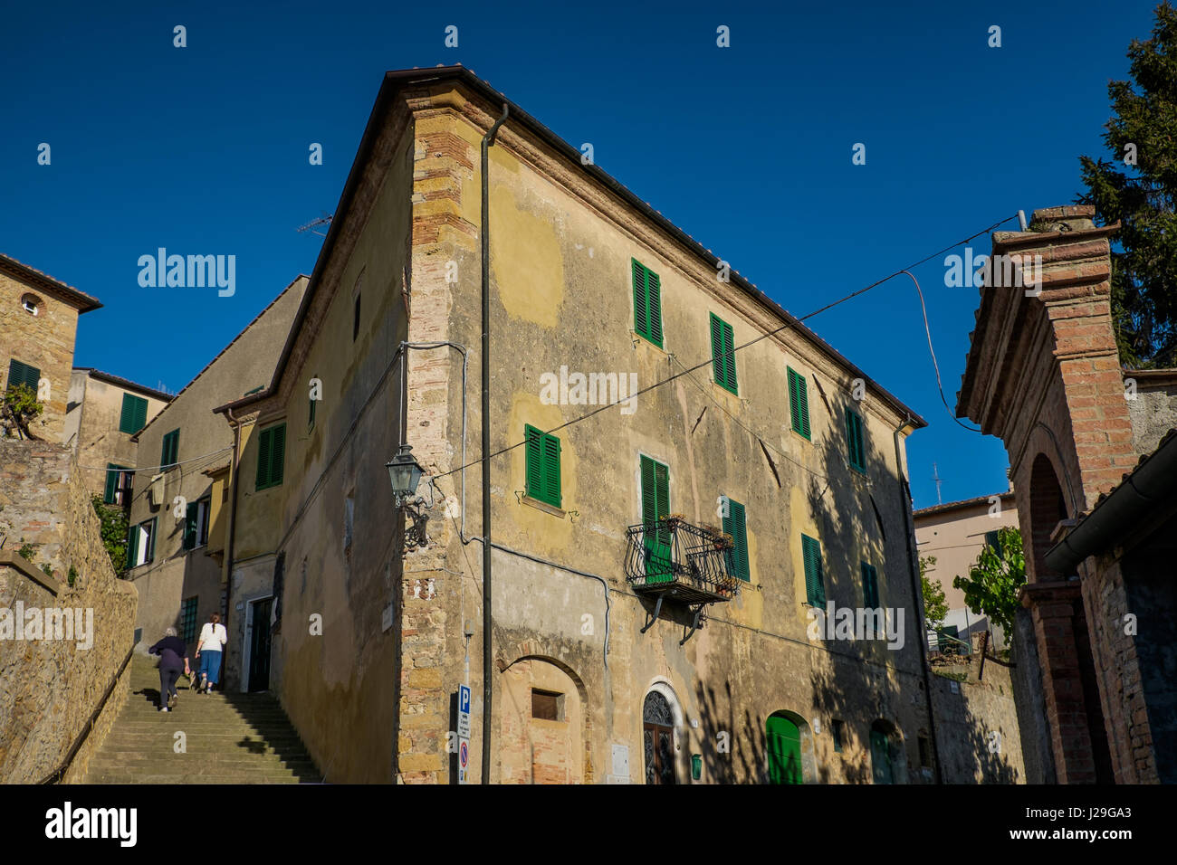 GUARDISTALLO, Pisa, Italy - The famous staircase that leads to the ...