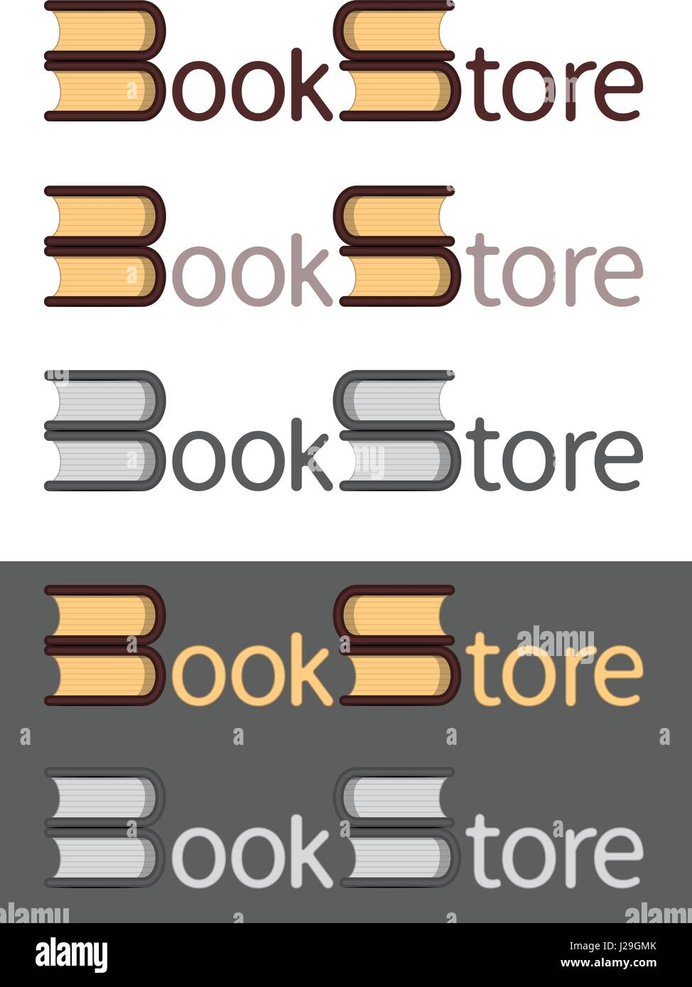 Shelves bookstore Stock Vector Images - Alamy
