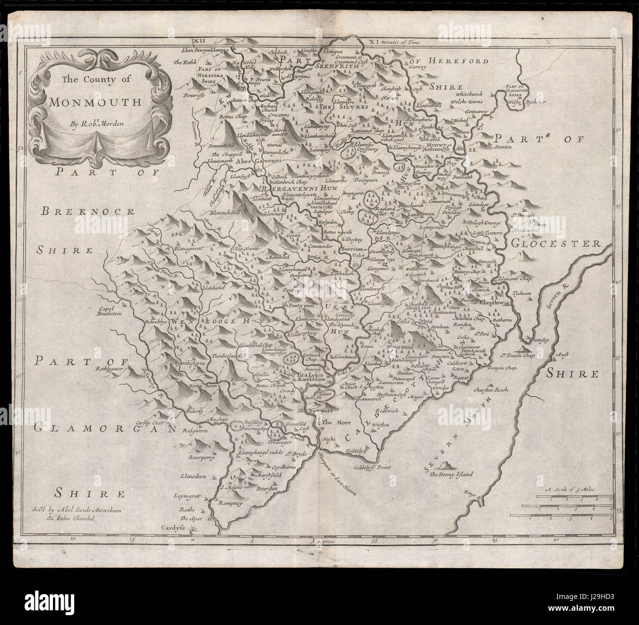 Monmouth county map hi-res stock photography and images - Alamy