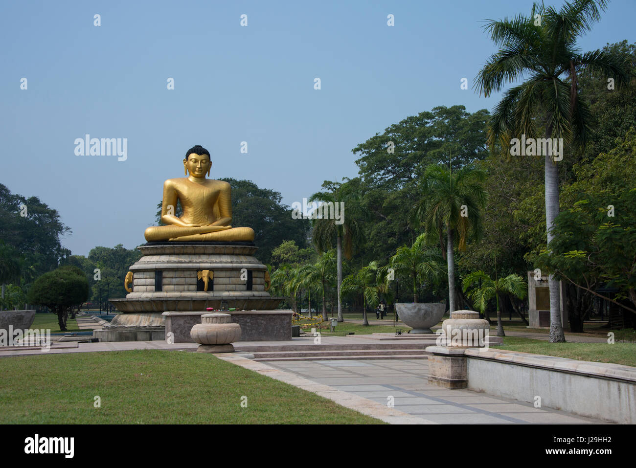 Sri Lanka, Colombo, Viharamahadevi Park (formerly Victoria Park) is a ...