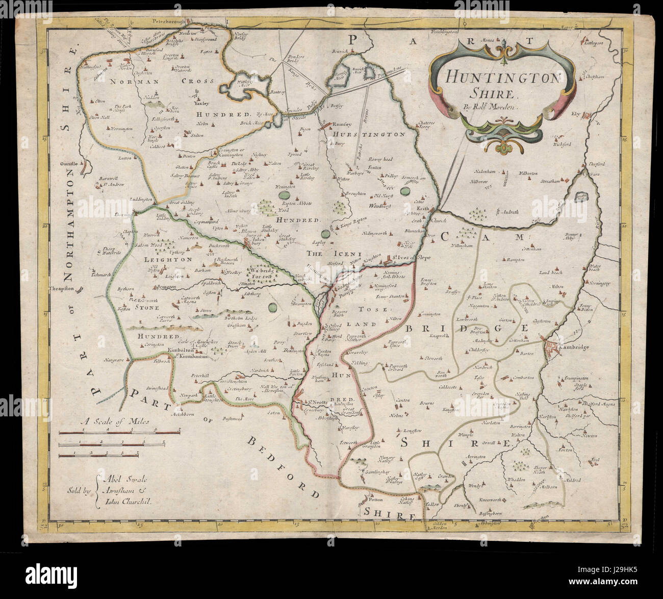 Old map huntington hi-res stock photography and images - Alamy