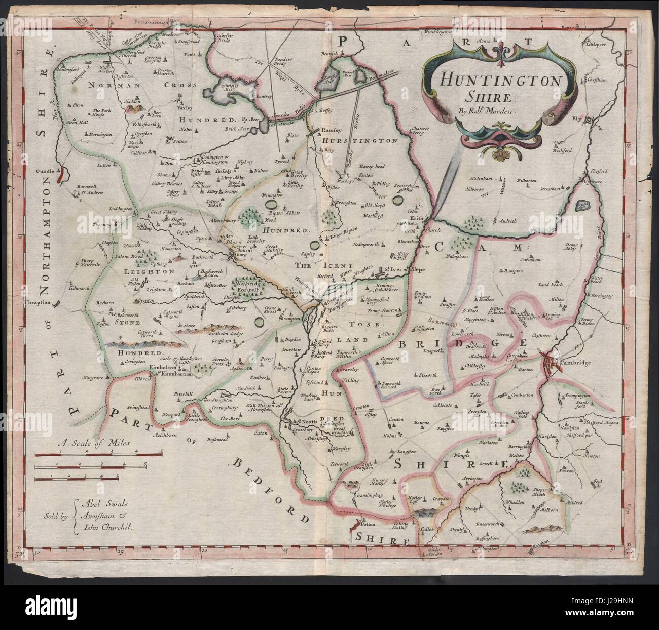 Map of huntington hi-res stock photography and images - Alamy