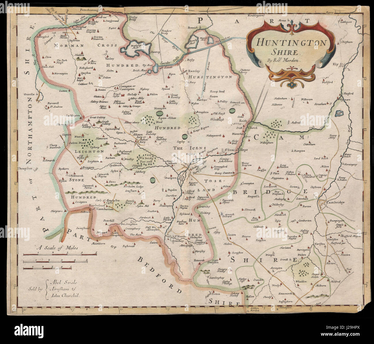 Old map huntington hi-res stock photography and images - Alamy