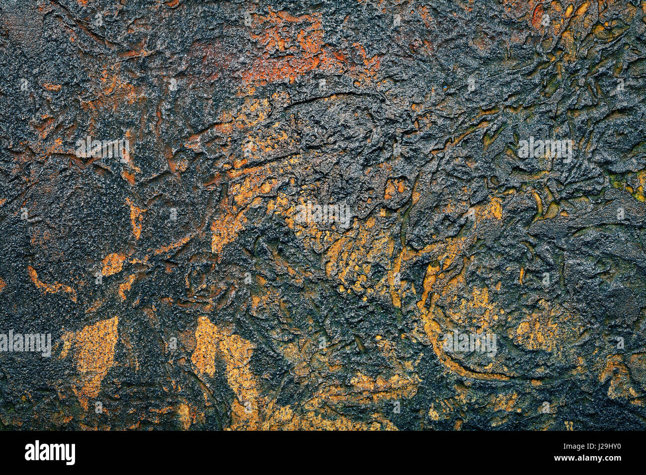 Black with yellow bumpy wall stucco texture background Stock Photo - Alamy