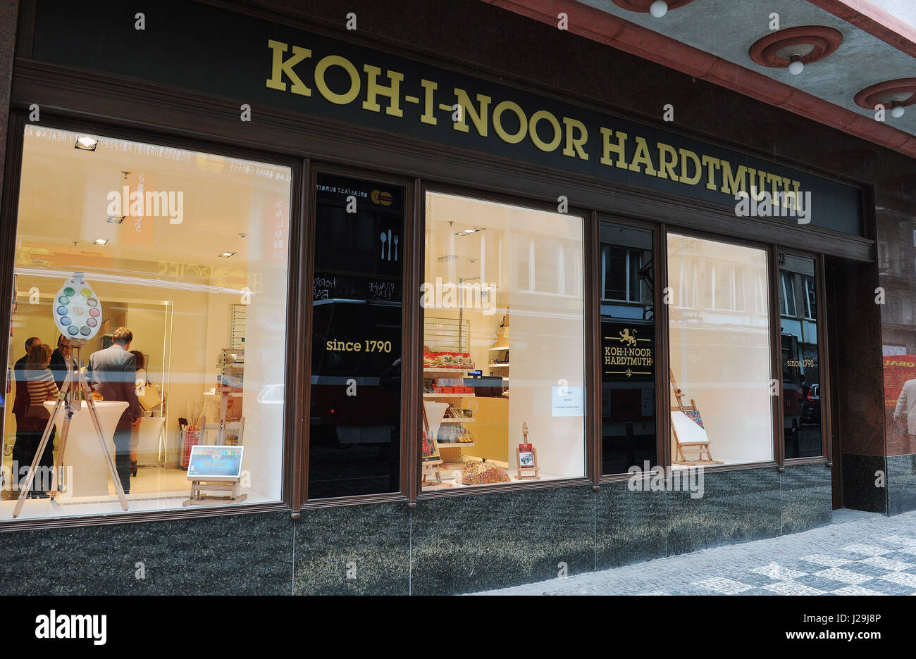 Koh-i-noor Hardtmuth store Stock Photo - Alamy