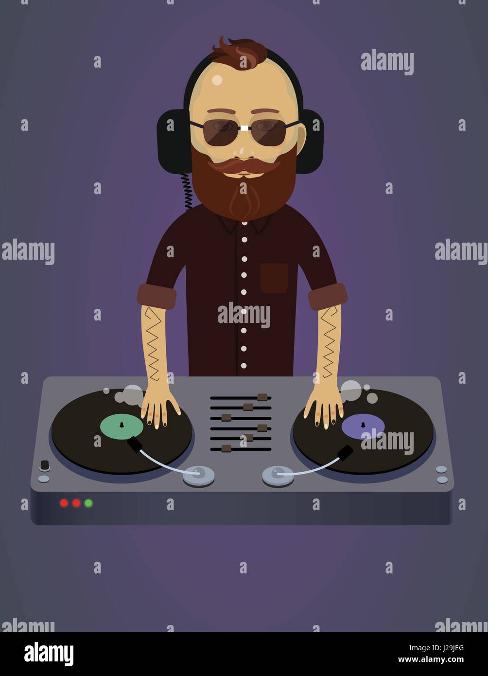 Djs Scratching Cartoons