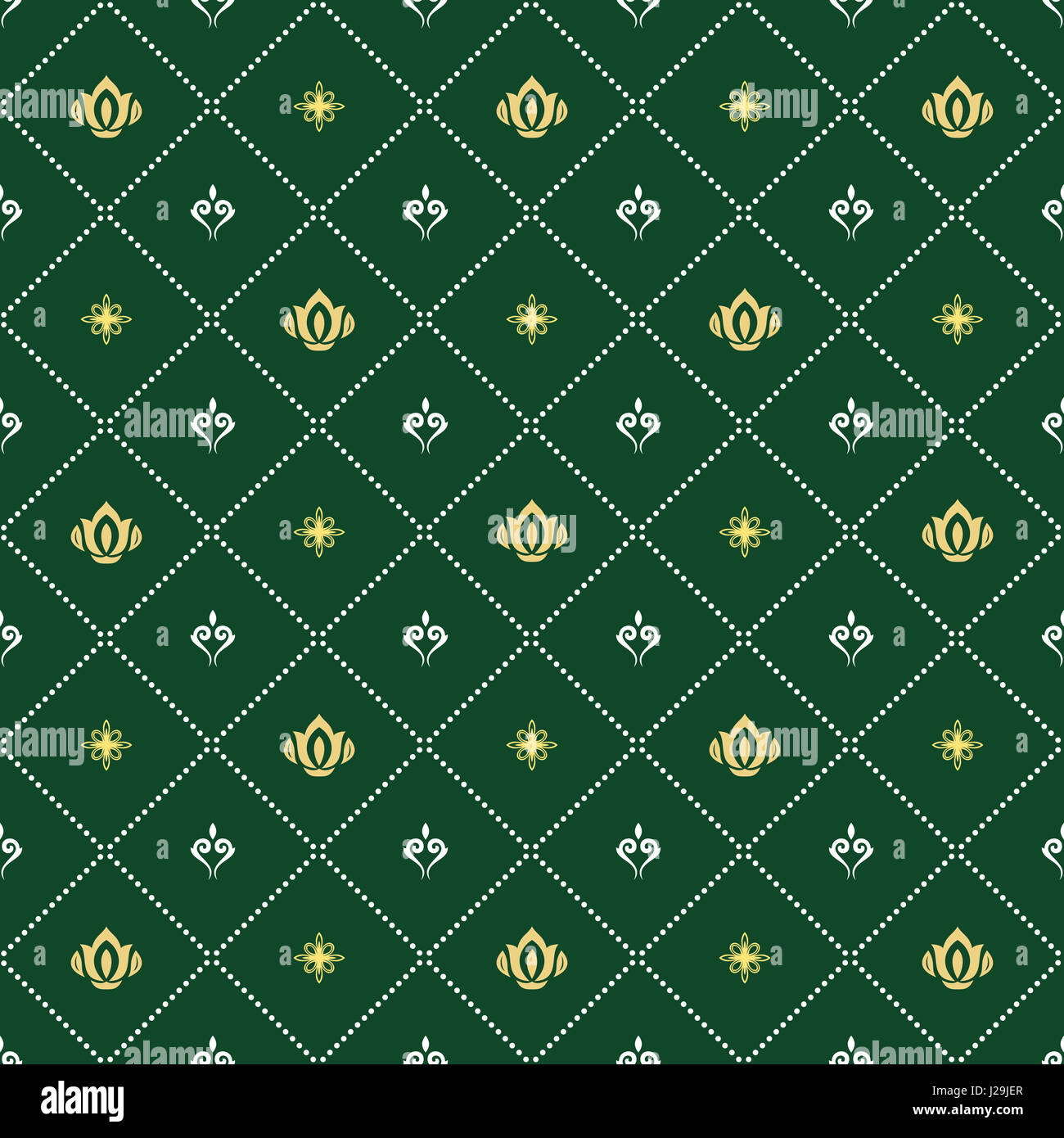 Golden and green pattern hi-res stock photography and images - Alamy