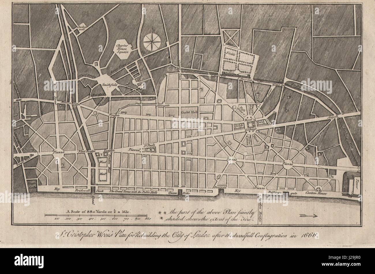 Wrens plan for rebuilding the city hi-res stock photography and images ...