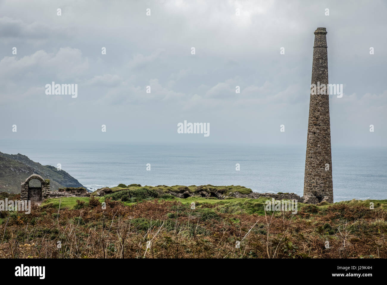 Cornish Tin Mine in Cornwall England UK Stock Photo - Alamy