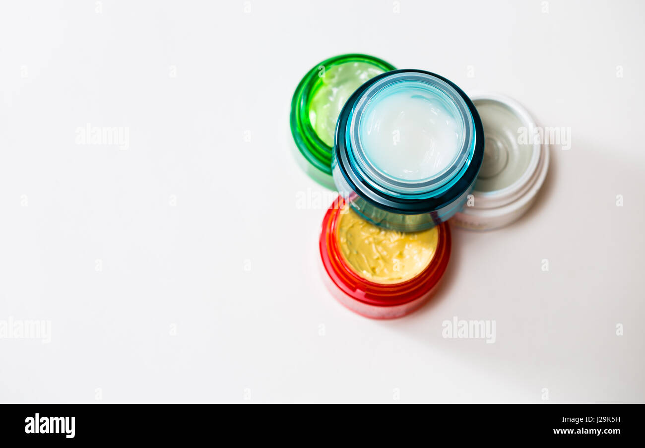 Set different cosmetics cream hi-res stock photography and images - Alamy
