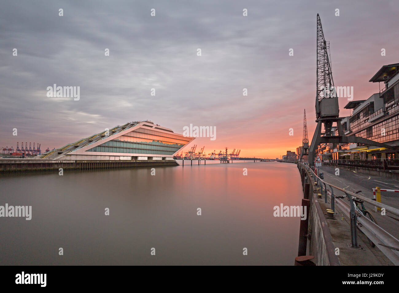 Hamburg germany dockland office buildings hi-res stock photography and ...