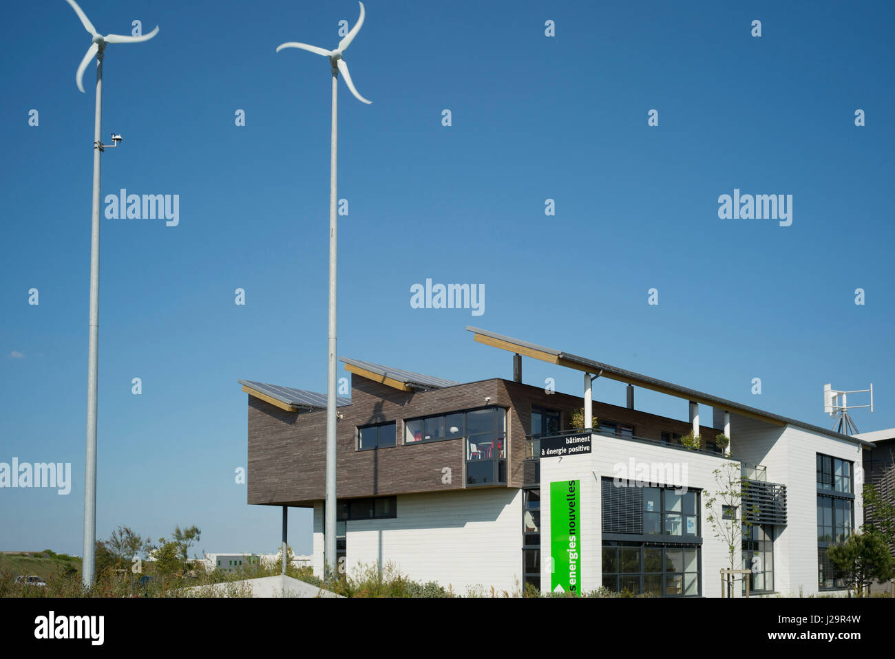 France, South-Western France, La Rochelle, energy-plus-house Stock ...