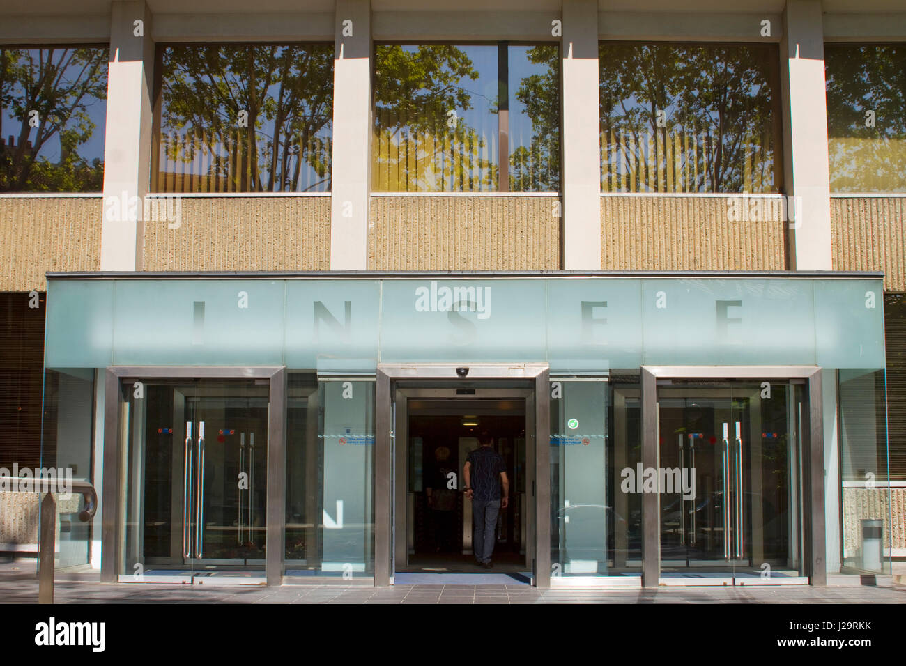 France, Paris, 14th district, Boulevard Adolphe Pinard, INSEE building ...