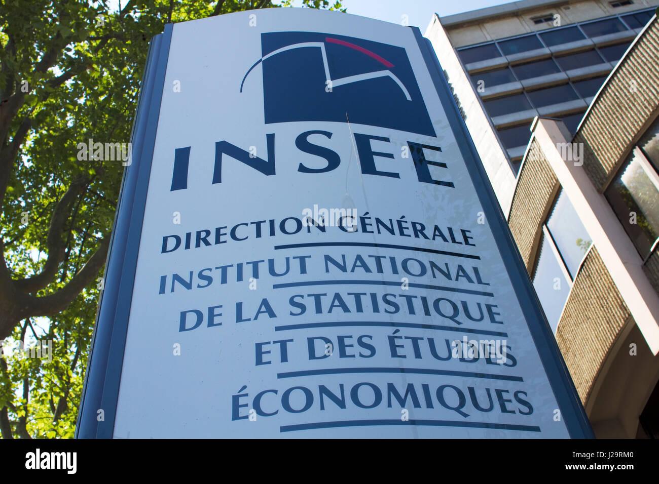 France, Paris, 14th district, Boulevard Adolphe Pinard, INSEE building ...