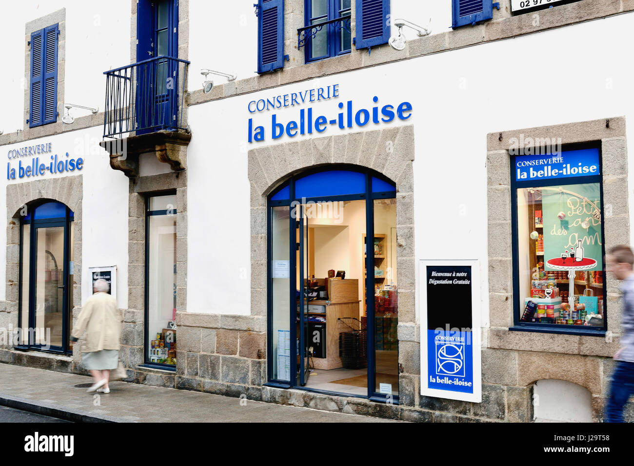 France, Brittany, Finistere, Roscoff harbour, fish cannery "La Belle ...