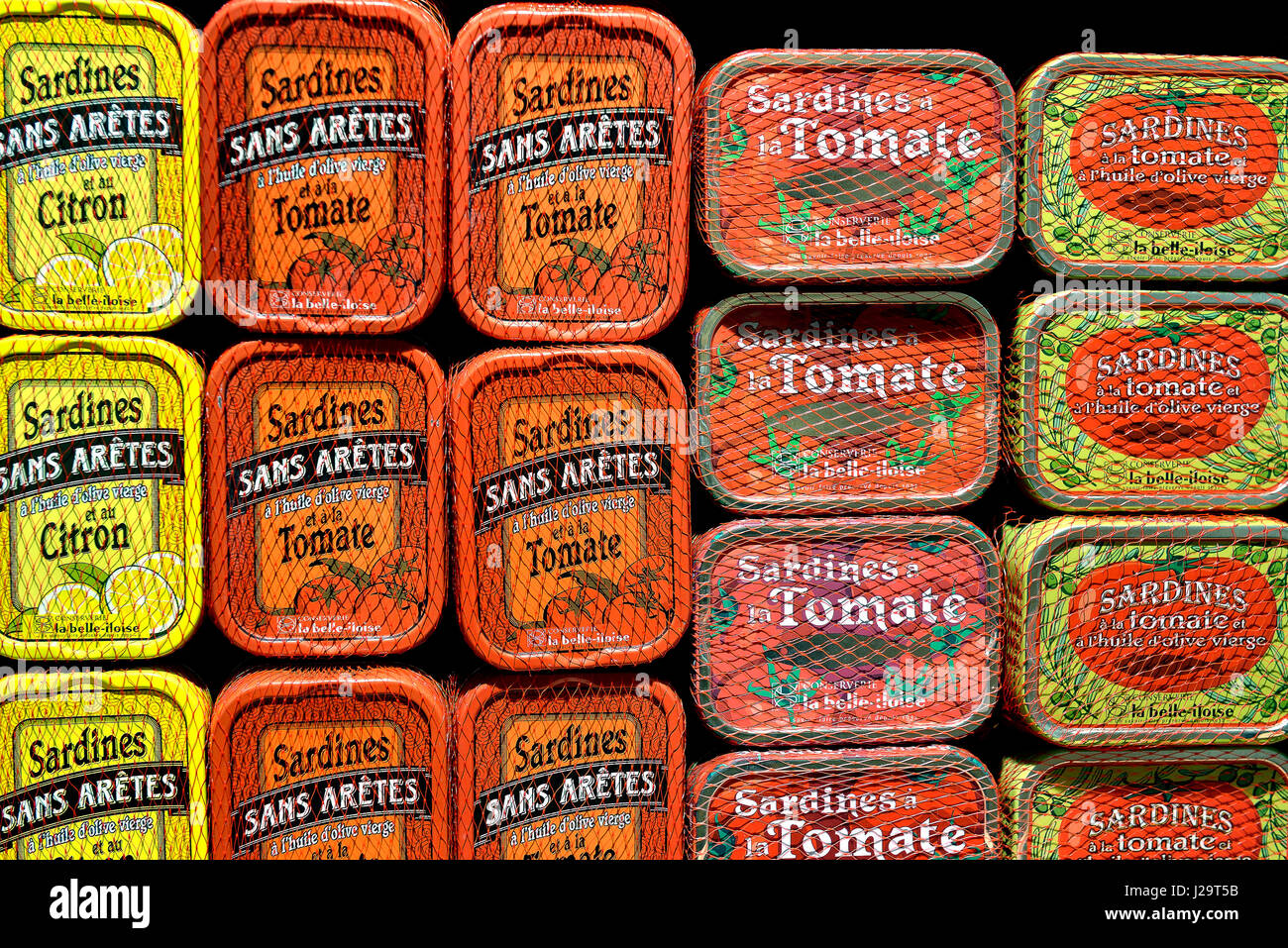 France, Brittany, Finistere, Roscoff harbour, "La Belle-Iloise" fish ...