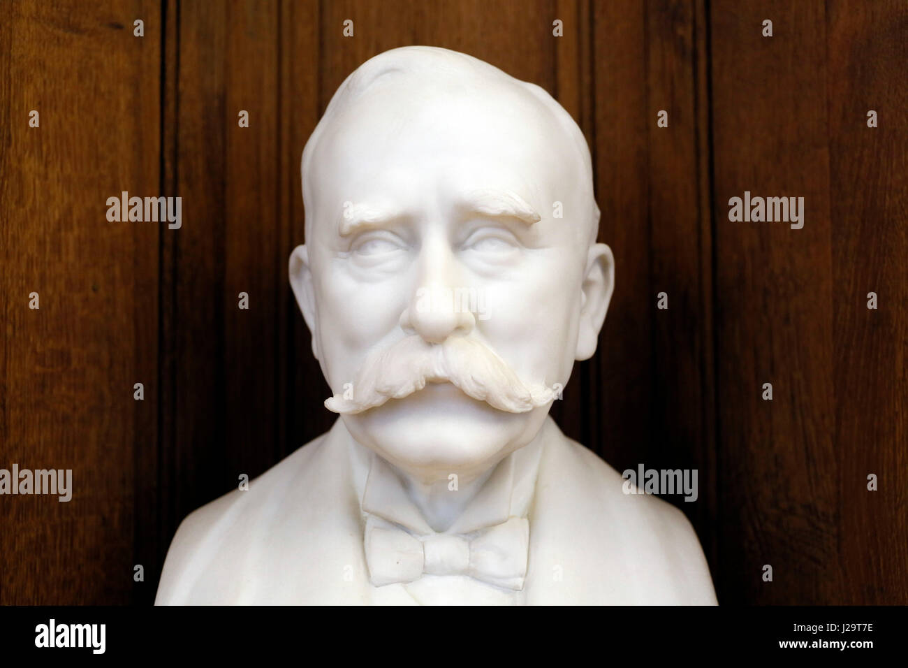 France, Paris, 8th district, Petit Palais. Bust of Edward Tuck Stock ...
