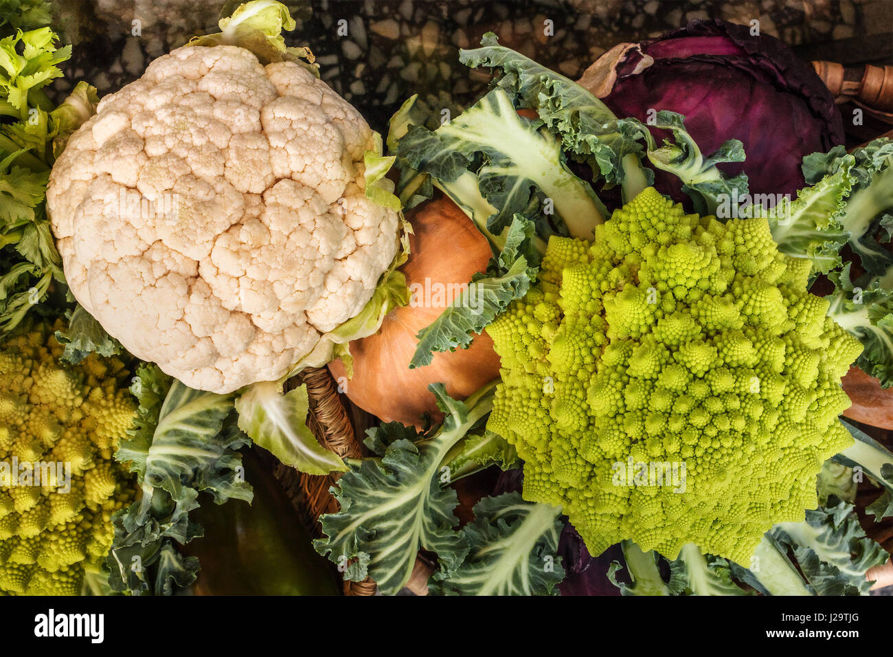 Purple Romanesco Broccoli High Resolution Stock Photography and Images ...