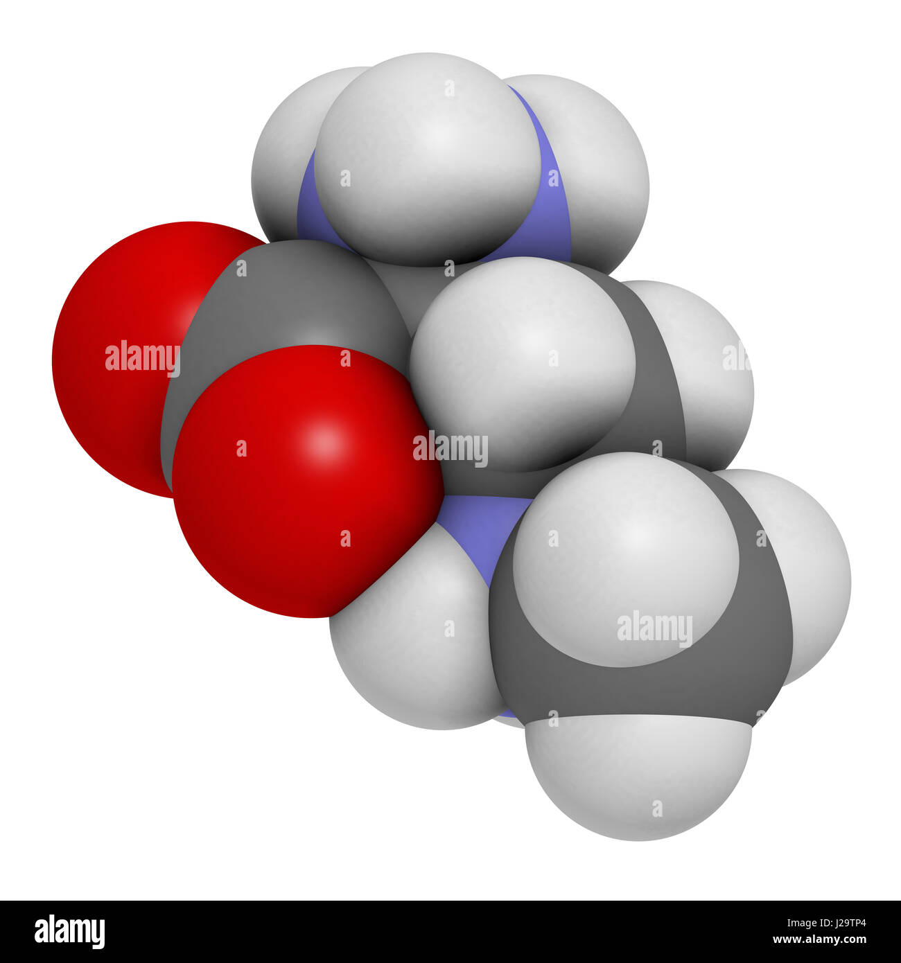 beta-Methylamino-L-alanine (BMAA) toxic amino acid molecule. Produced ...