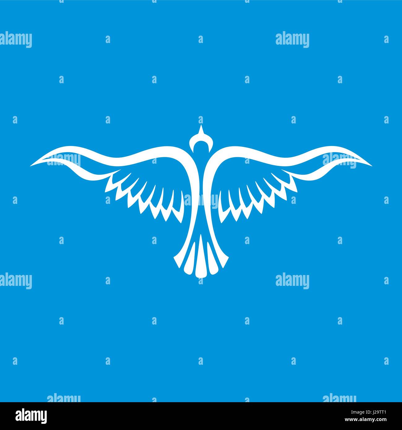 Raptor Jesus Stencil