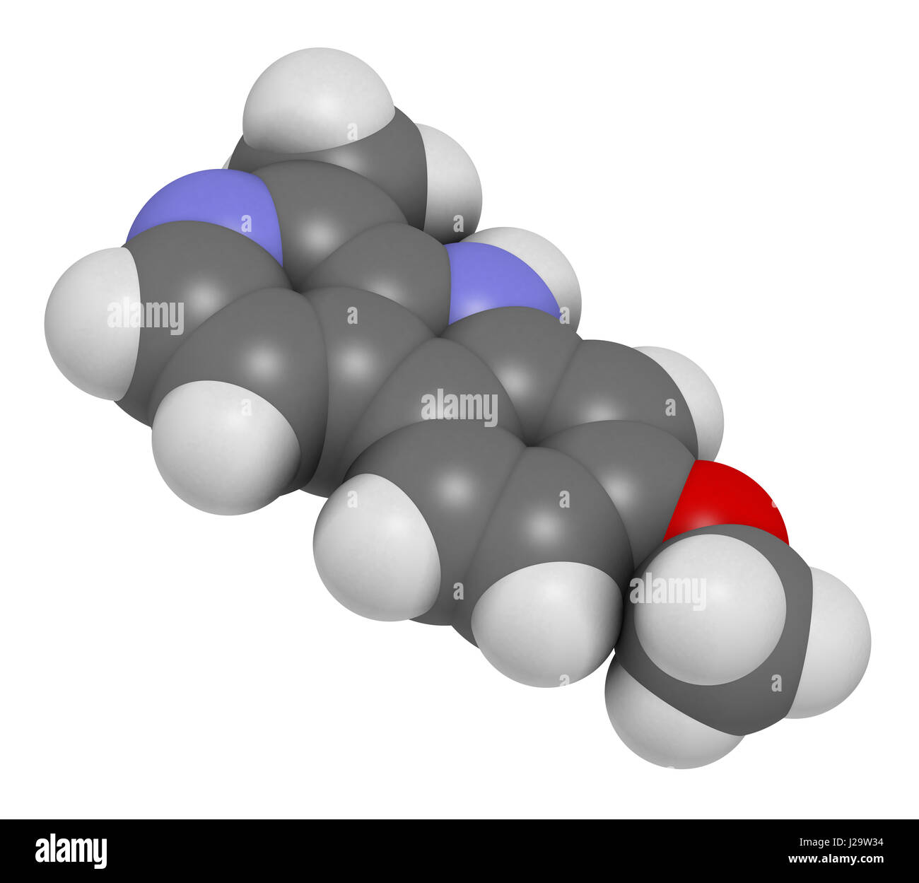 Harmine alkaloid molecule. Herbal inhibitor of monoamine oxidase A ...