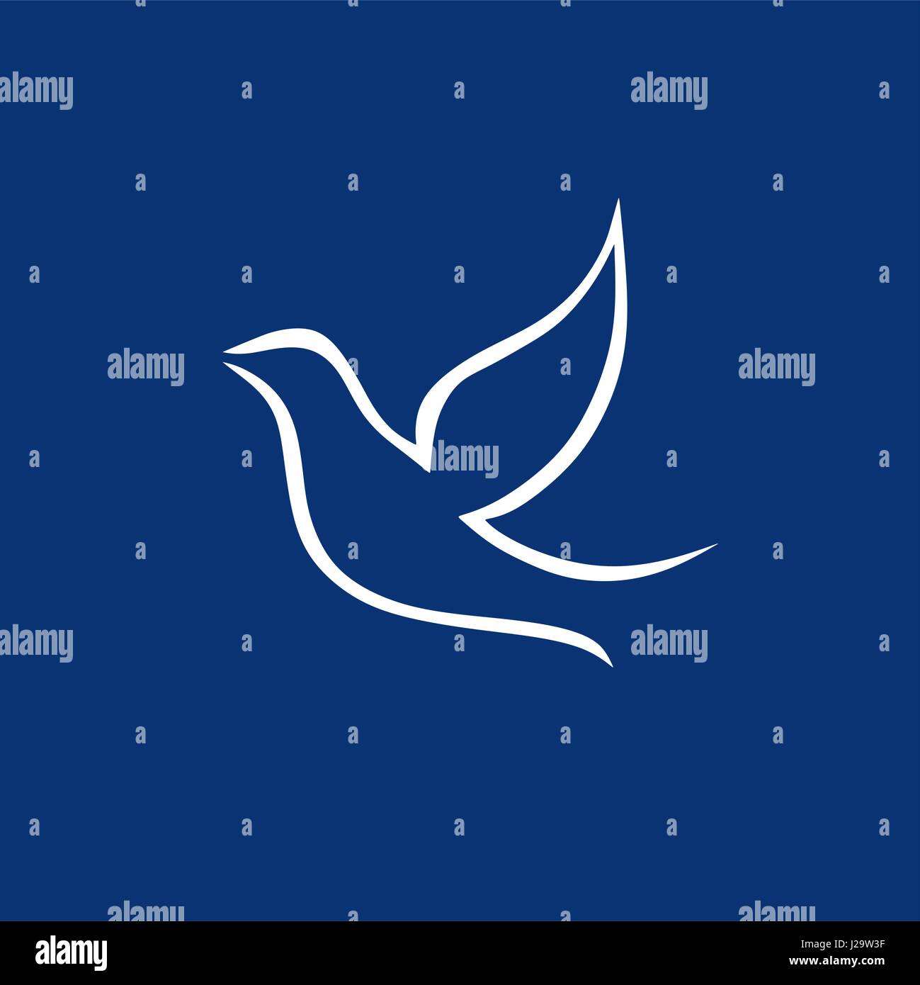 Church logo. Dove - a symbol of the Holy Spirit of God Stock Vector ...