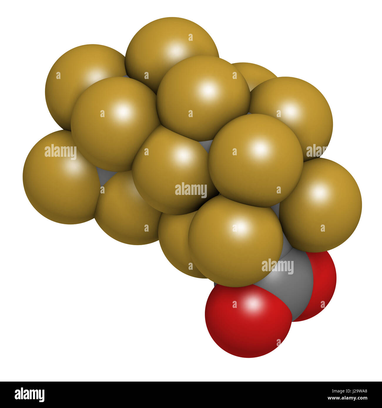 Perfluorononanoic acid molecule hi-res stock photography and images - Alamy