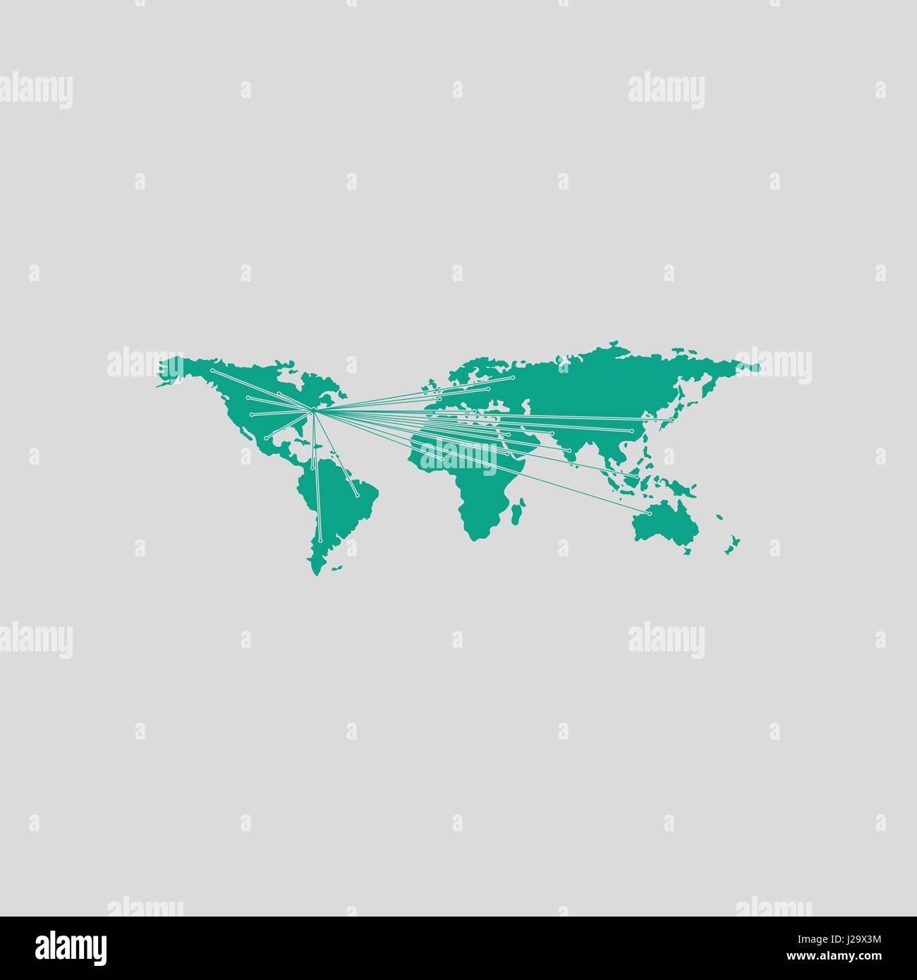 The triangle trade map hi-res stock photography and images - Alamy