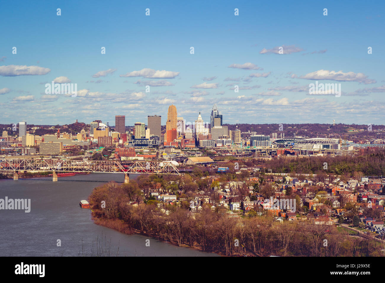 Cincinnati sunset hi-res stock photography and images - Alamy