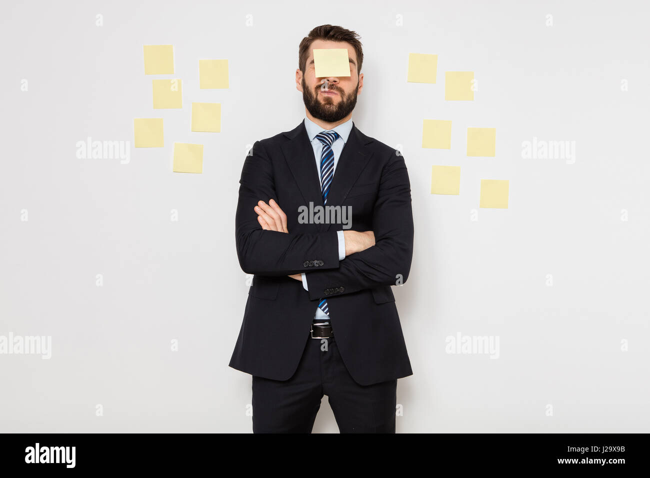 Face post it note smile hi-res stock photography and images - Alamy