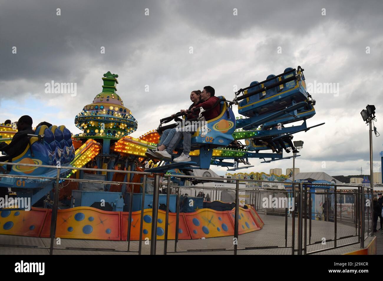 Brighton pier roller coaster hi-res stock photography and images - Alamy