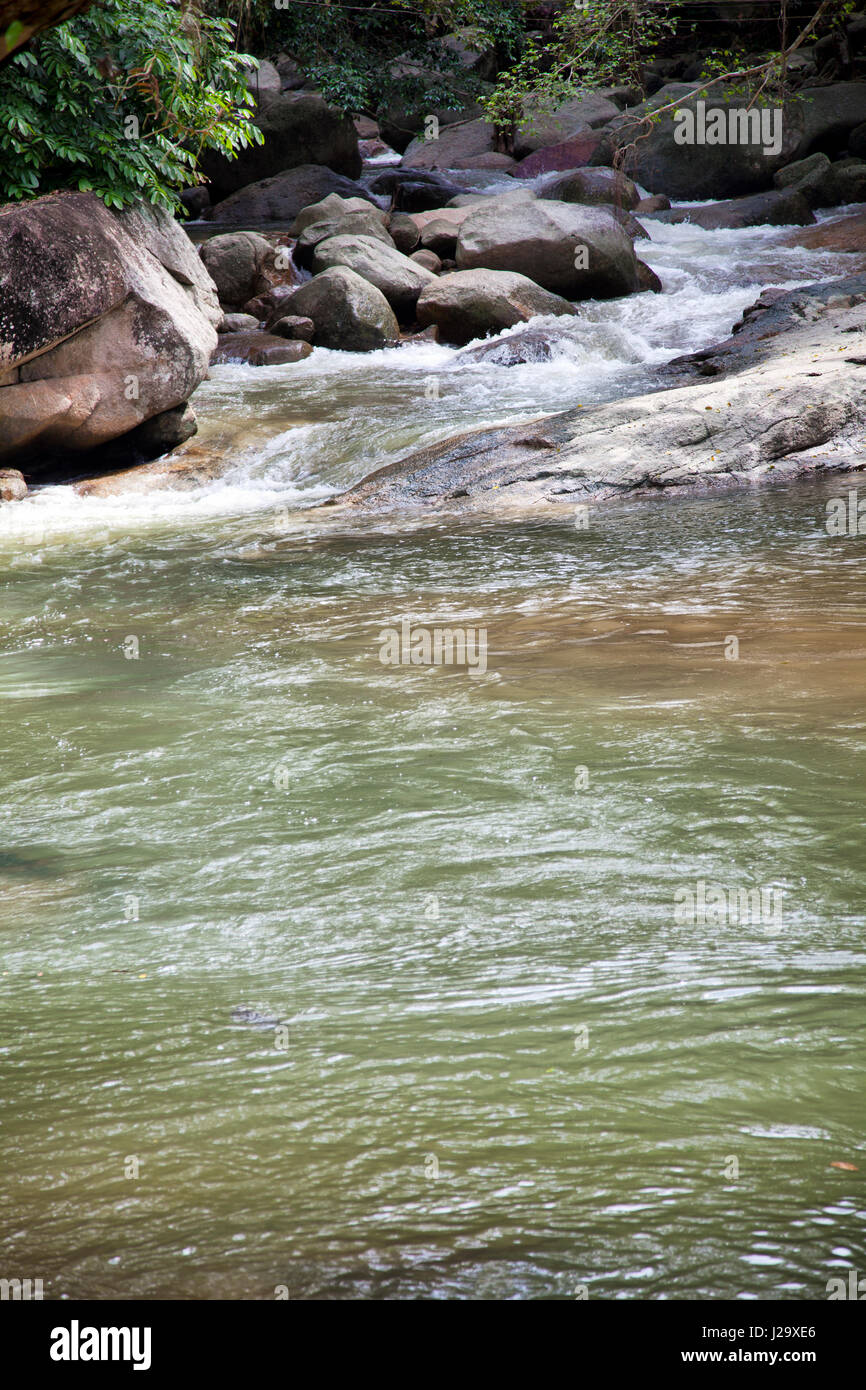 Hin Lad waterfalls in Ko Samui, Thailand Stock Photo - Alamy