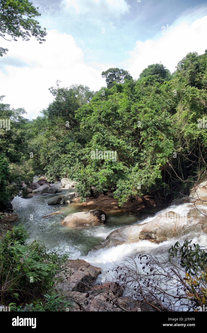 Hin Lad waterfalls in Ko Samui, Thailand Stock Photo - Alamy