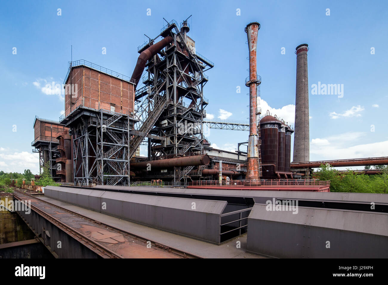 Abandoned Furnace Plants Florange Blast Furnaces (HFX) And Steel