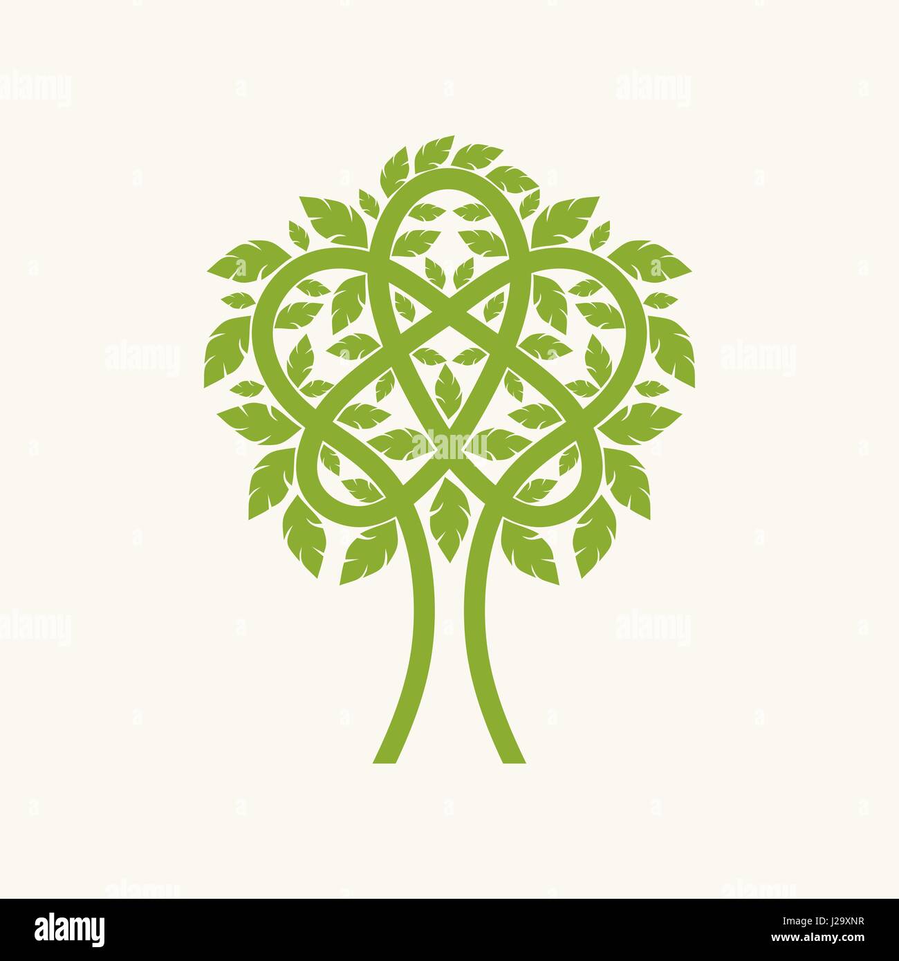 Church logo. The Tree of Eternal Life Stock Vector Image & Art - Alamy