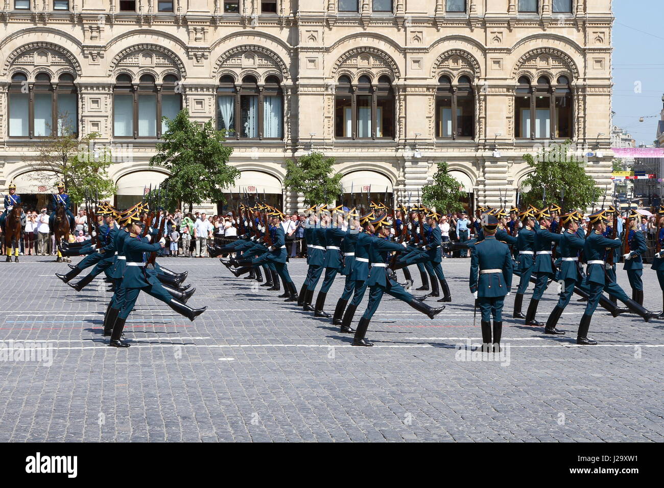 Russian guards cadets hi-res stock photography and images - Alamy