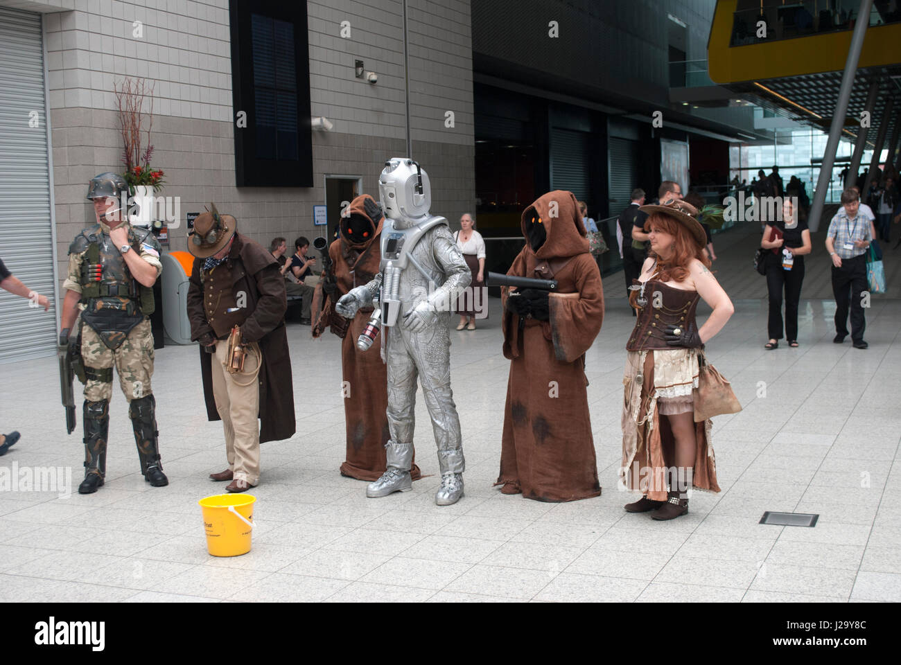 Cos players at the Worldcon / Loncon Science fiction convention Stock ...