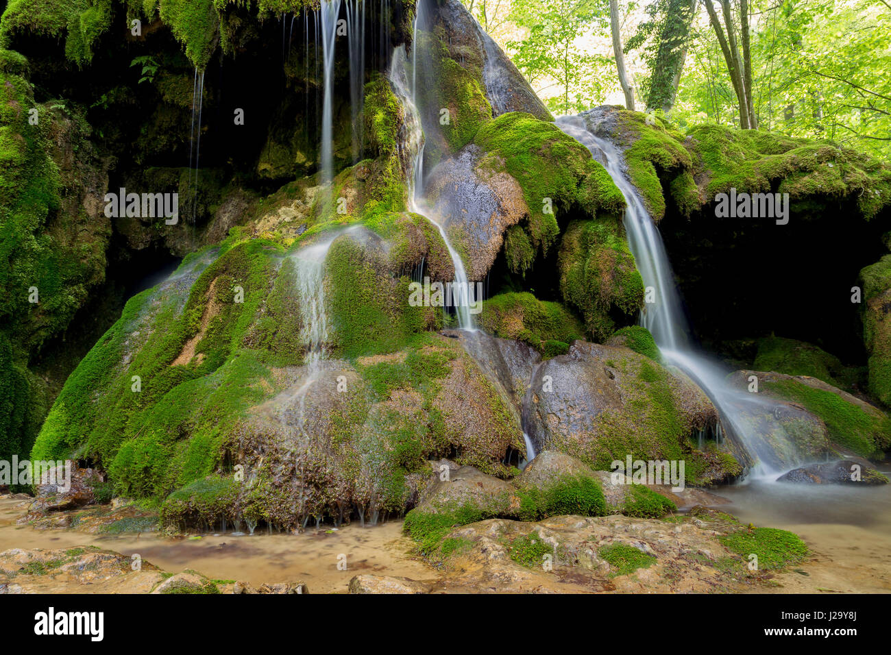 Bigar mountain waterfall Stock Photo - Alamy
