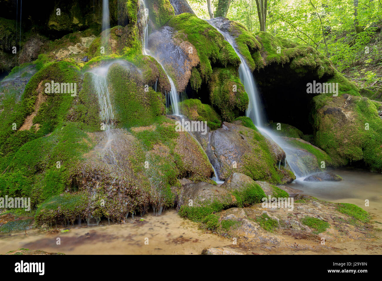 Bigar mountain waterfall Stock Photo - Alamy