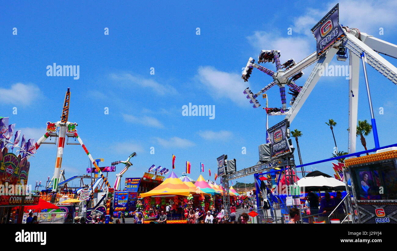 County fair rides hi-res stock photography and images - Alamy