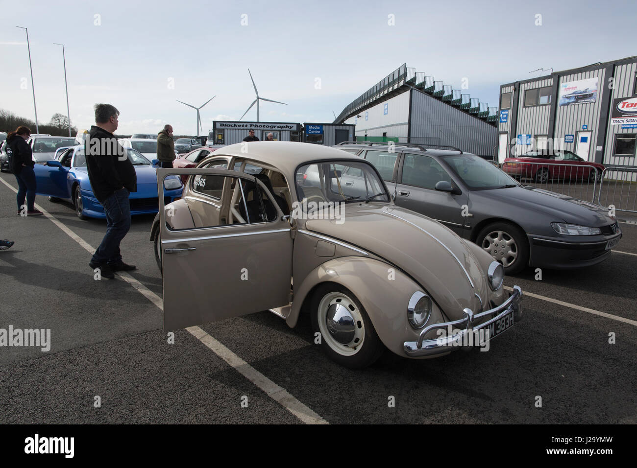 Santa Pod Raceway, located in Podington, Bedfordshire, England, is ...