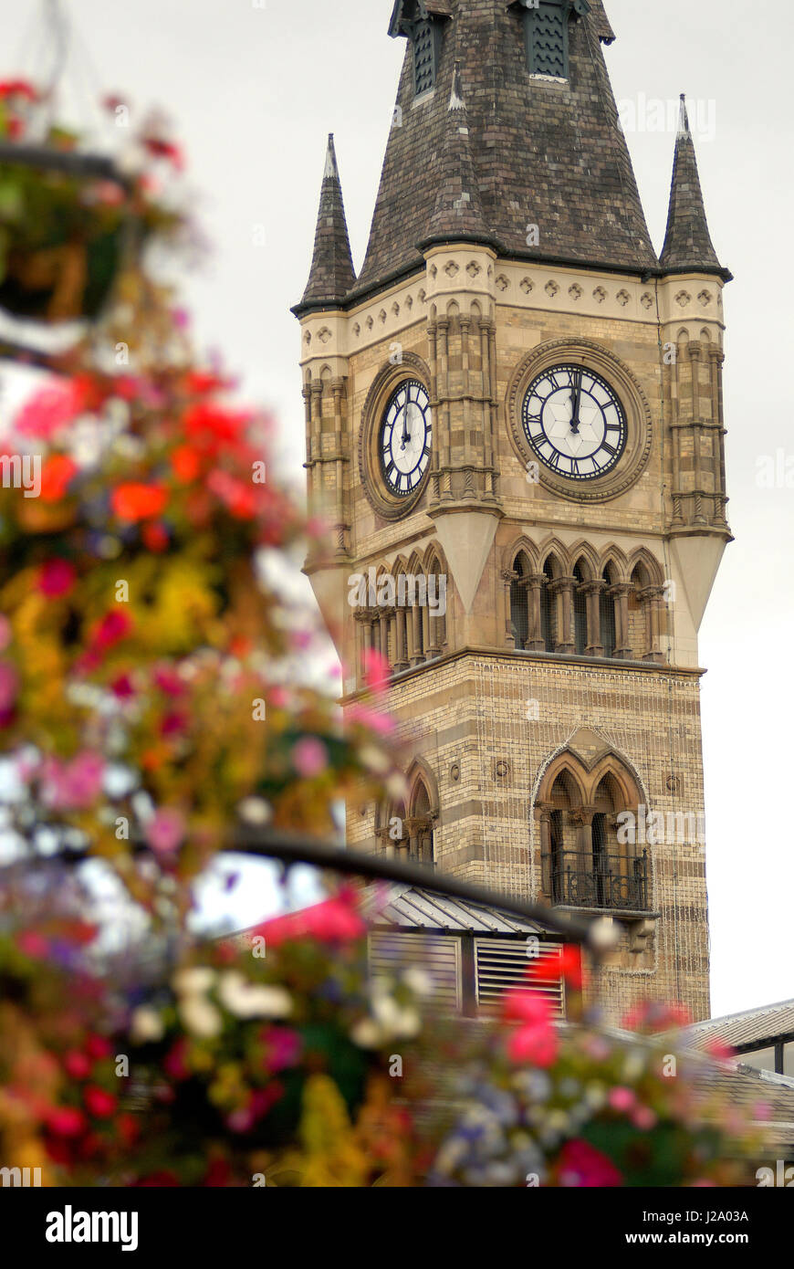 Clock Tower, Darlington, County Durham Stock Photo - Alamy