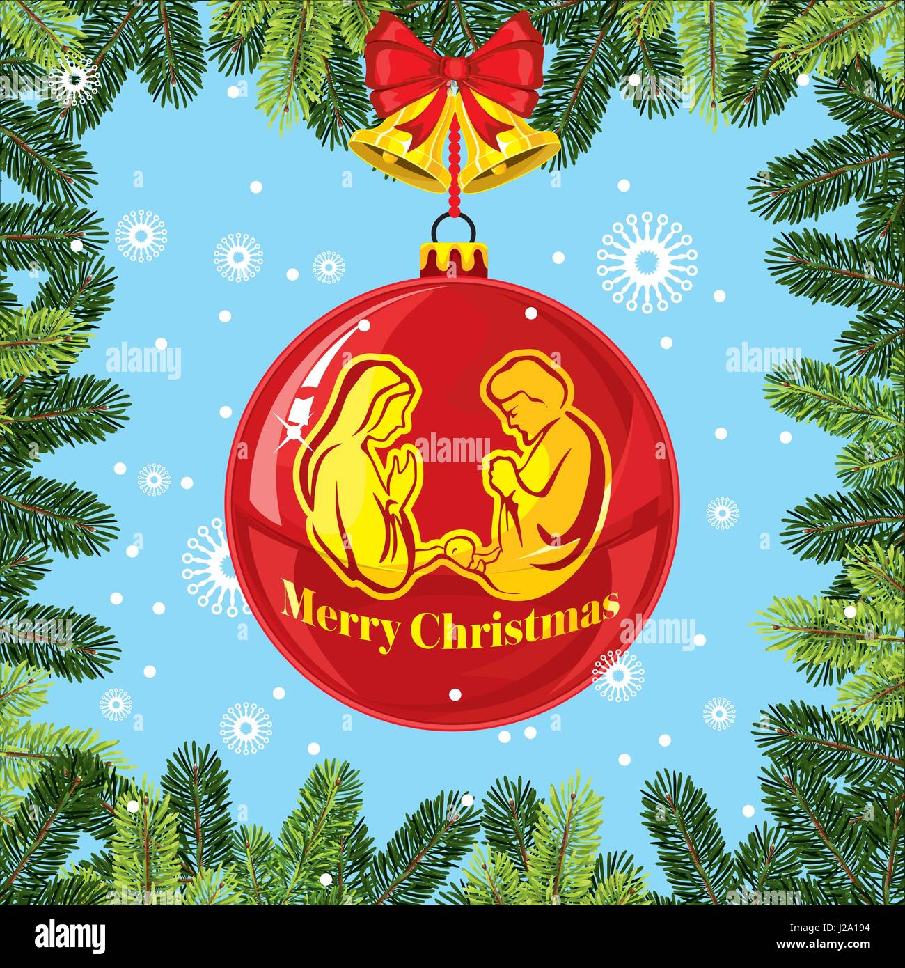 Christmas story. The Nativity of Jesus Christ. Joseph, Mary and the ...