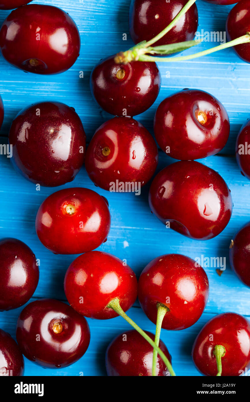 Blue background fruit hi-res stock photography and images - Alamy