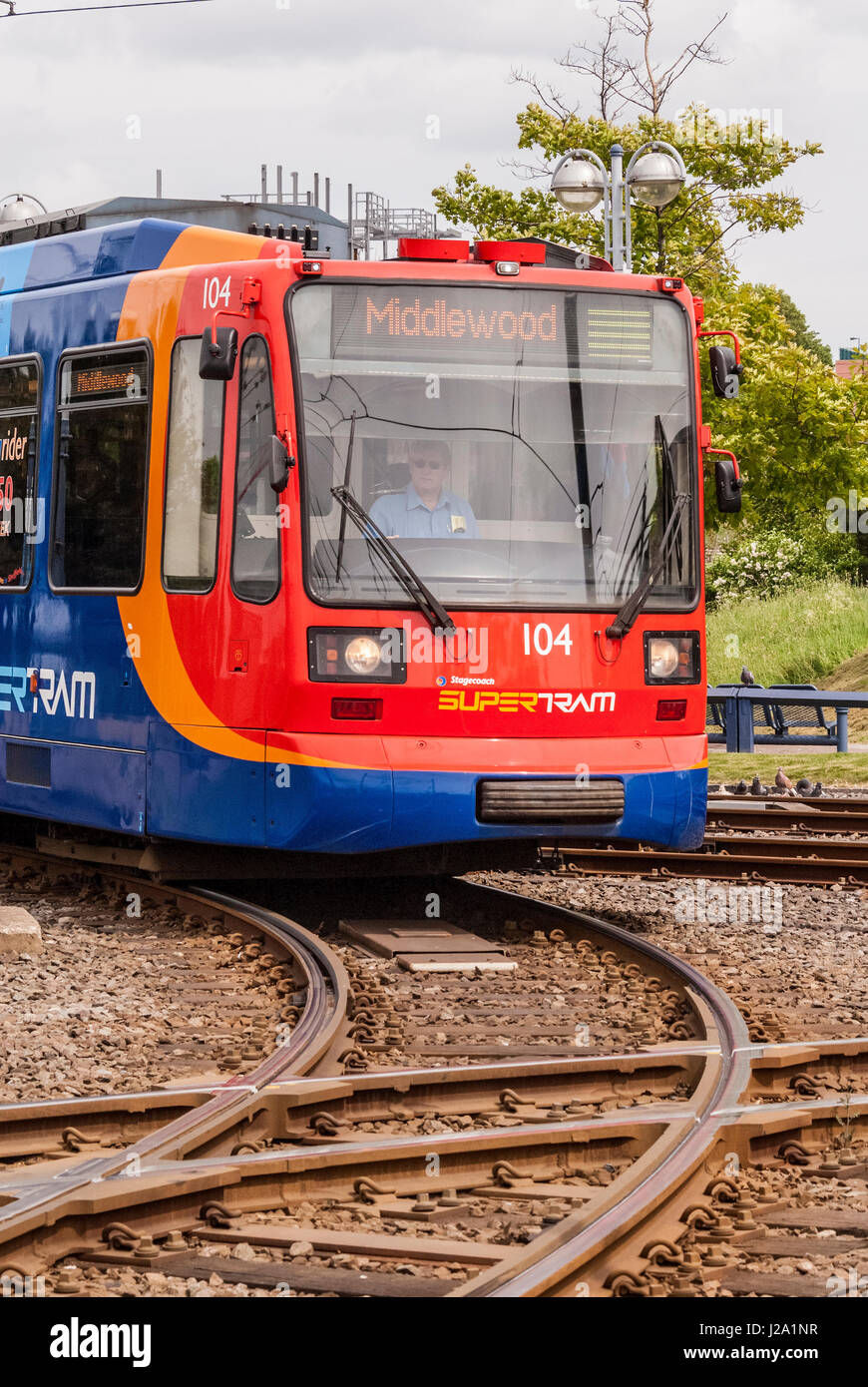Commuter transport supertram hi-res stock photography and images - Alamy