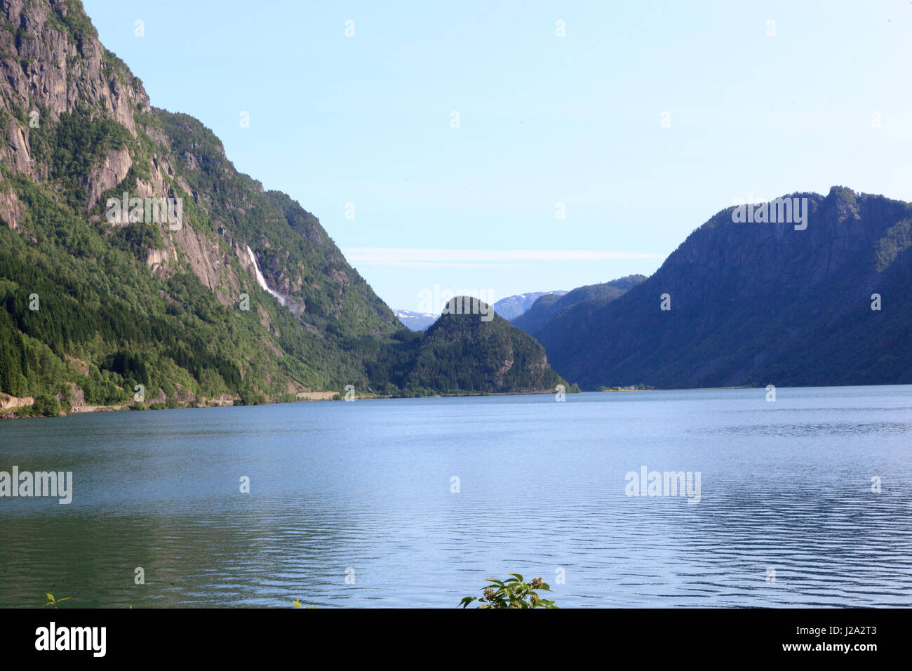 Beautiful countryside outside Odda city Stock Photo - Alamy