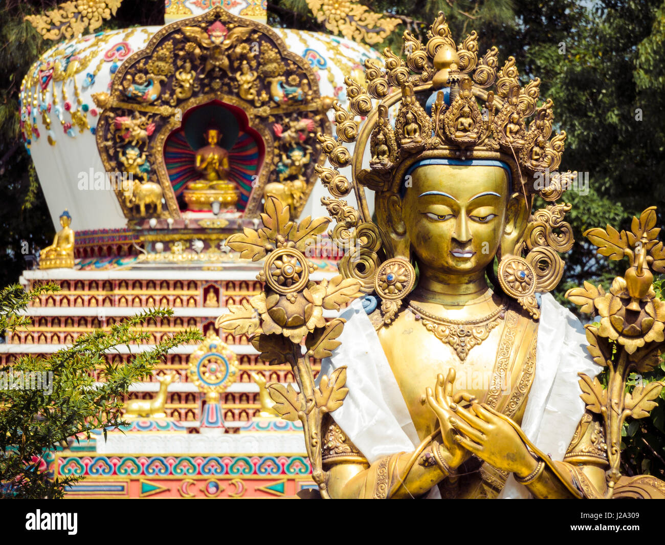 Kopan monastery kathmandu hi-res stock photography and images - Alamy